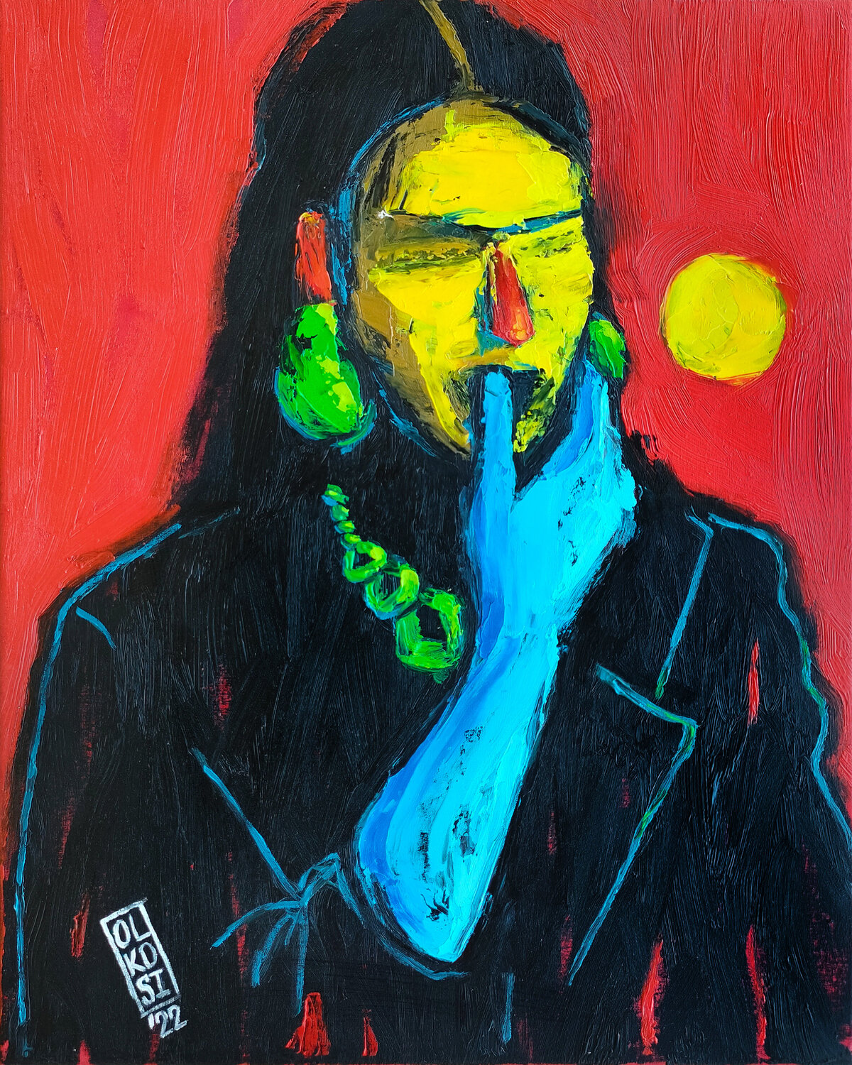 Thinking - Abstract Faceless Portrait by Olga Kovalenko (2021 ...