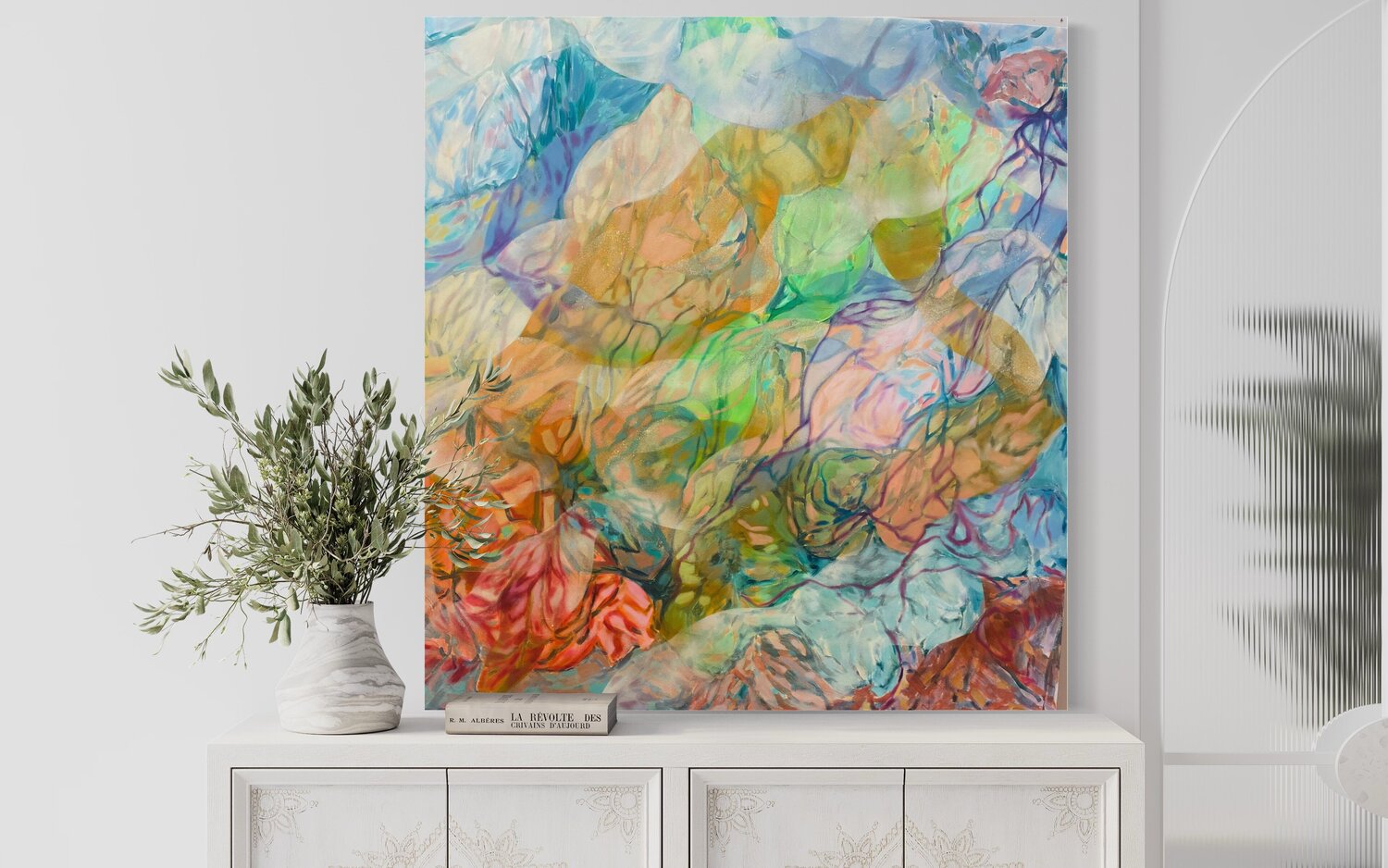 He pensado en ti by Mercedes Elizalde Solis (2022) : Painting Acrylic ...