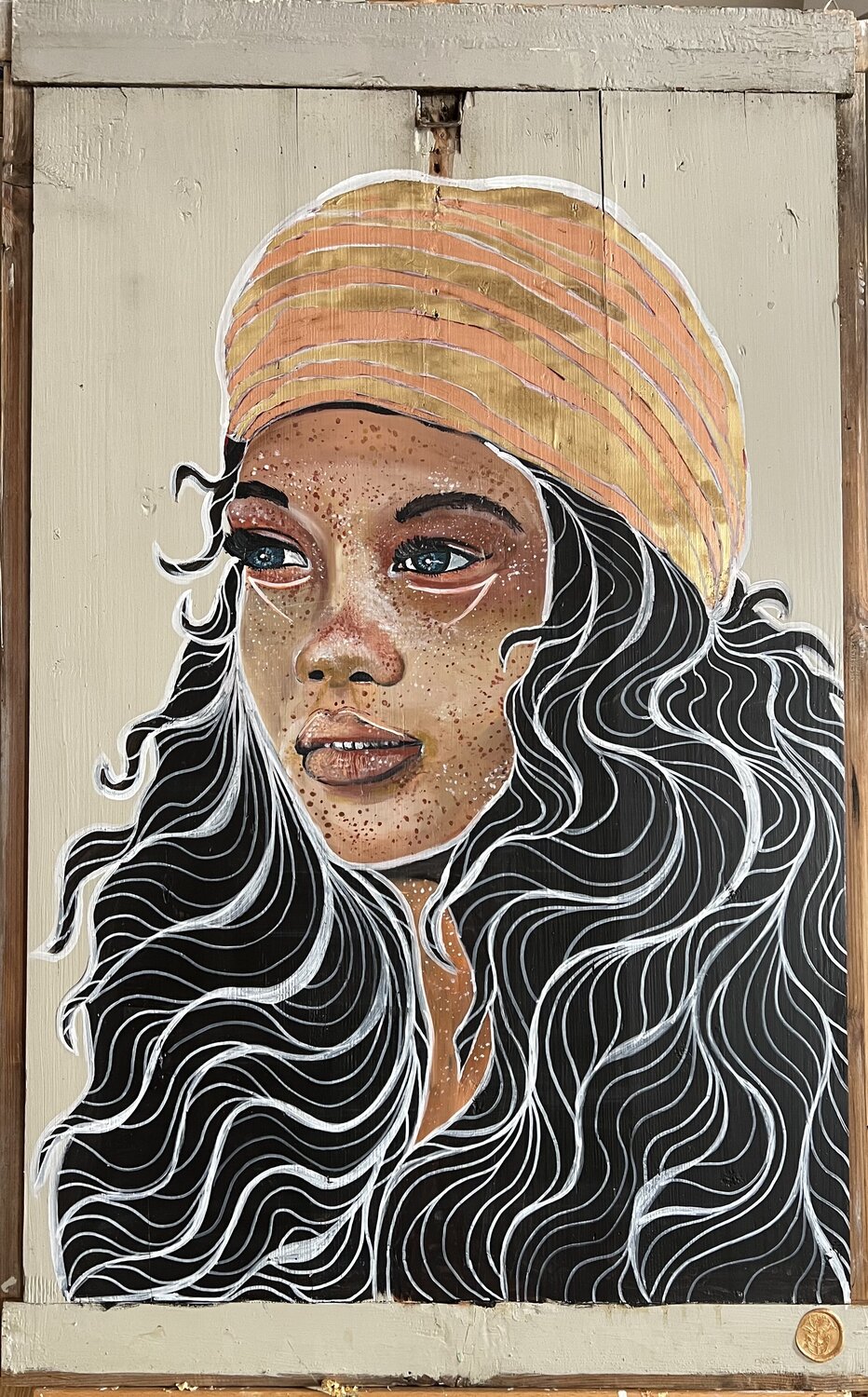 Look West by Nicole Blattmann (2022) : Painting Acrylic, Colored Pencil ...