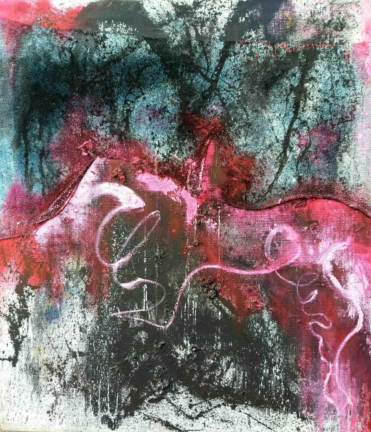 Mavanga/ Scars by Peter Musami (2019) : Painting Oil on Canvas - Singulart