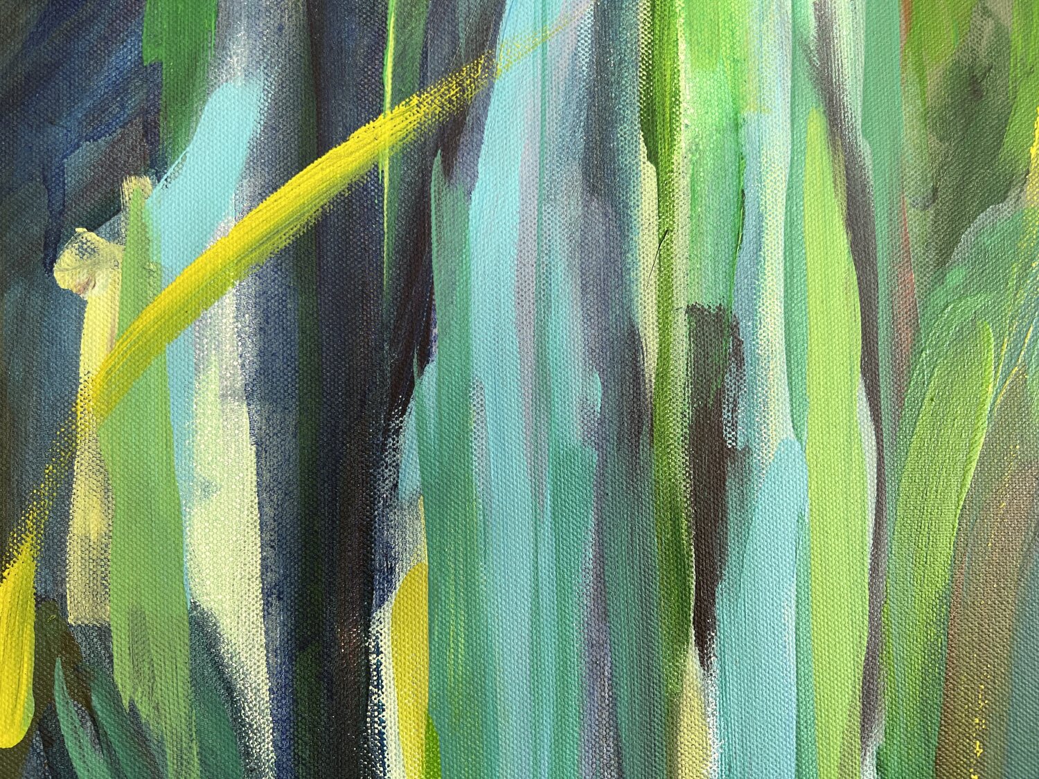 Les iris 1 by Stéphanie Bocquet (2015) : Painting Oil on Canvas - Singulart