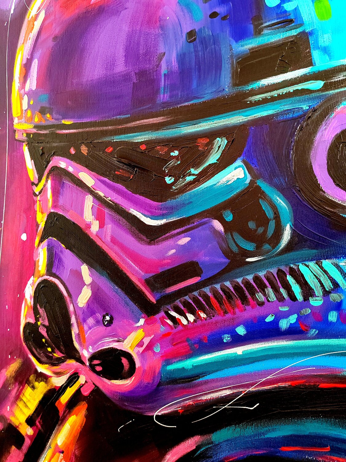 Star wars - colorful portrait of clone by Aliaksandra Tsesarskaya (2024 ...