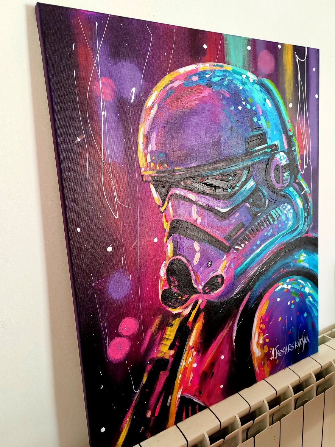 Star wars - colorful portrait of clone by Aliaksandra Tsesarskaya (2024 ...