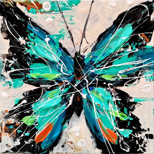 Butterfly life - colorful butterfly by Aliaksandra Tsesarskaya (2023 ...