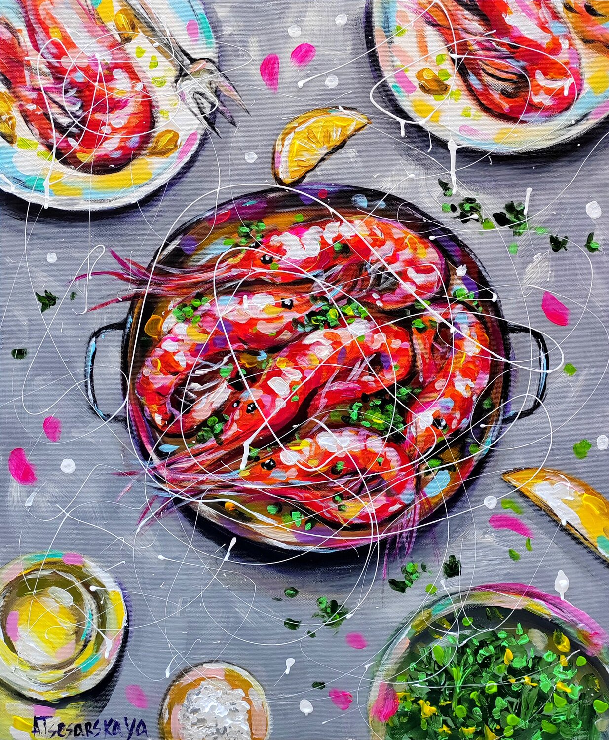 Modern Food Paintings