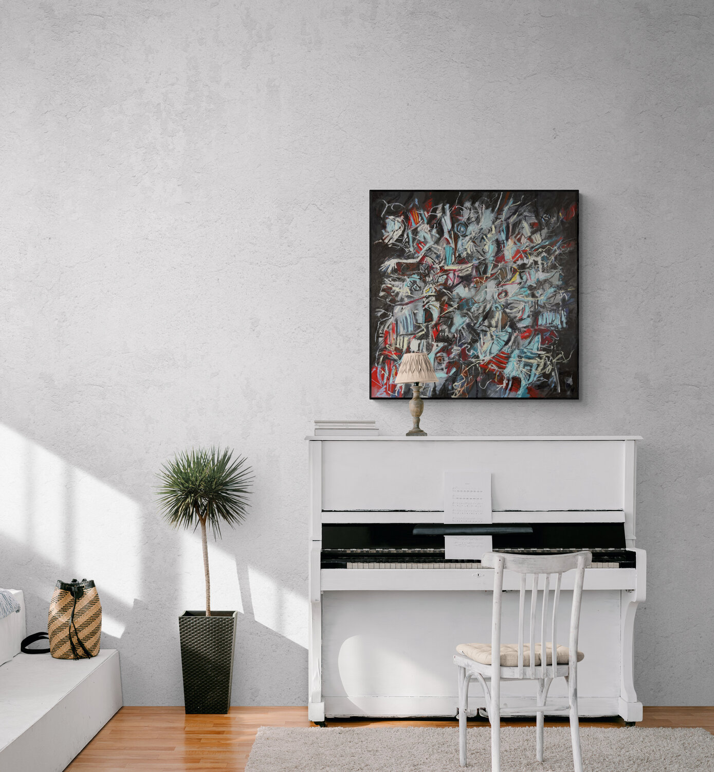 The Night is Blue and Long by Ragnar Hólm Ragnarsson (2023) : Painting ...