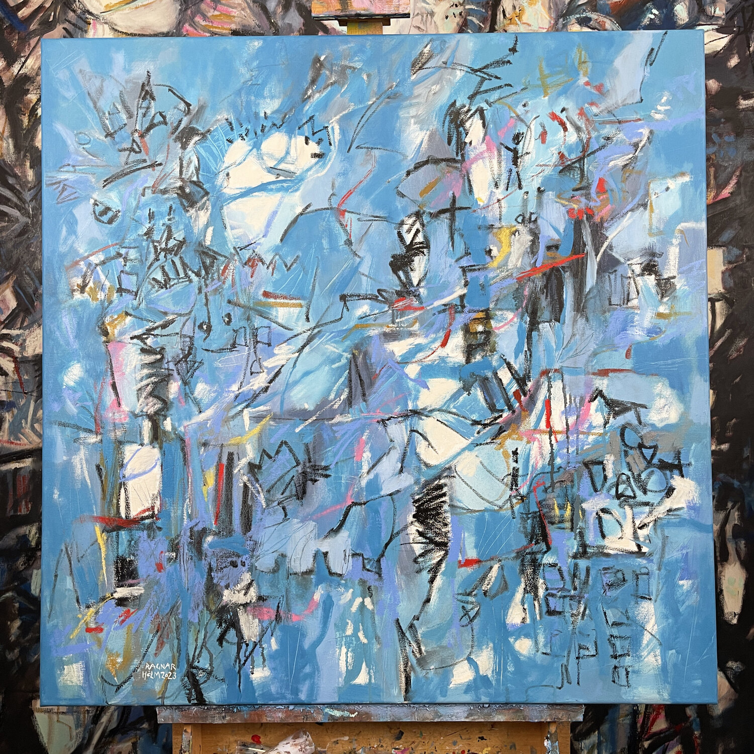 Once Upon a Time von Ragnar Hólm Ragnarsson (2023): Malerei Öl auf ...