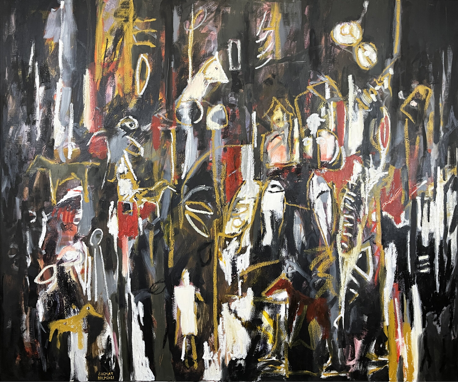 Not Dark Yet by Ragnar Hólm Ragnarsson (2021) : Painting Oil on Canvas ...