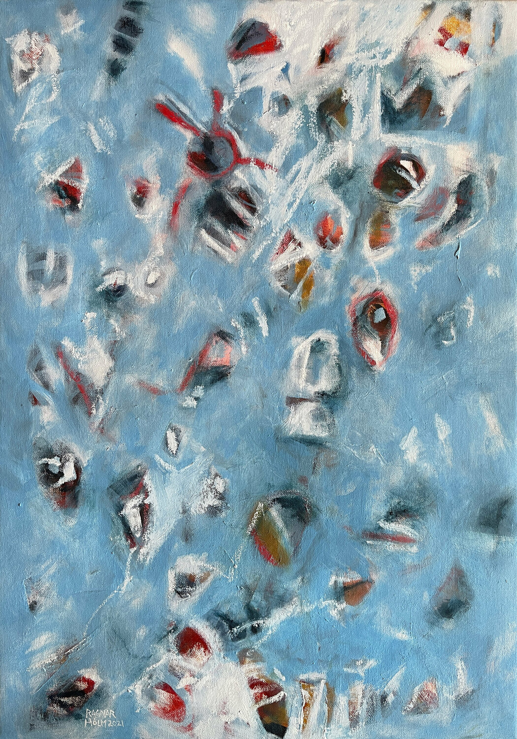 Sign on the Window by Ragnar Hólm Ragnarsson (2021) : Painting Oil on ...