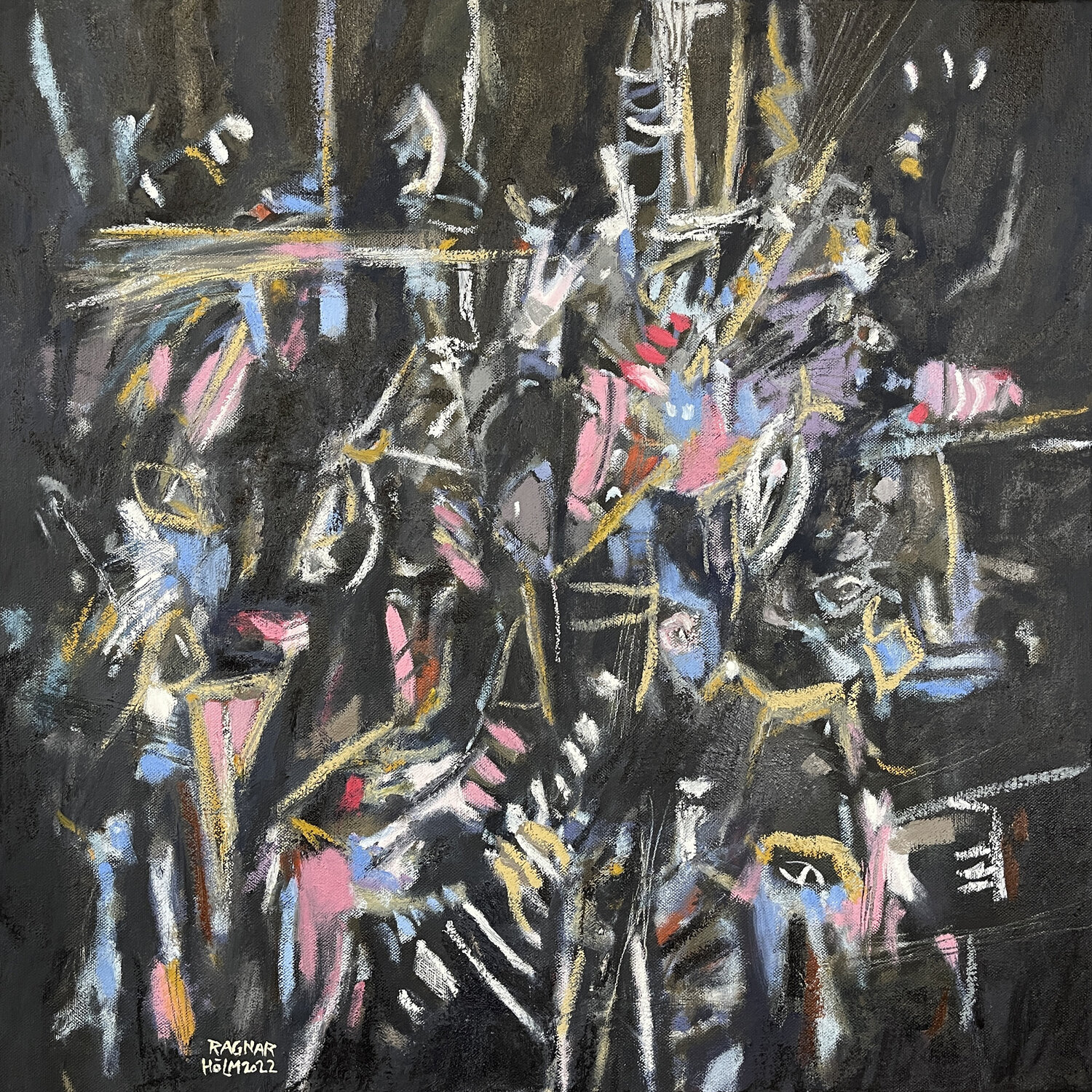 Moon and the Dark Sea by Ragnar Hólm Ragnarsson (2022) : Painting Oil ...