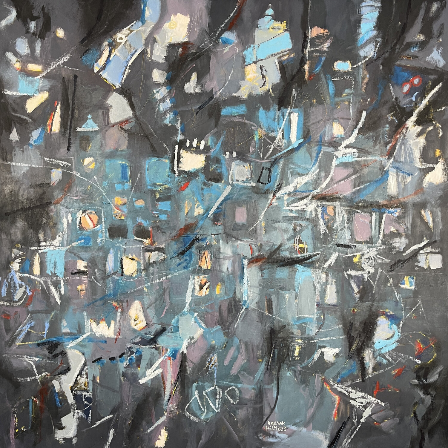 Purple Velvet by Ragnar Hólm Ragnarsson (2023) : Painting Oil on Canvas ...