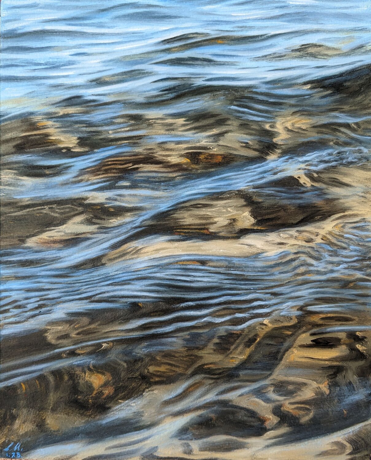 Distorted de Alina Hubarenko (2023): Pintura Óleo en Madera - Singulart