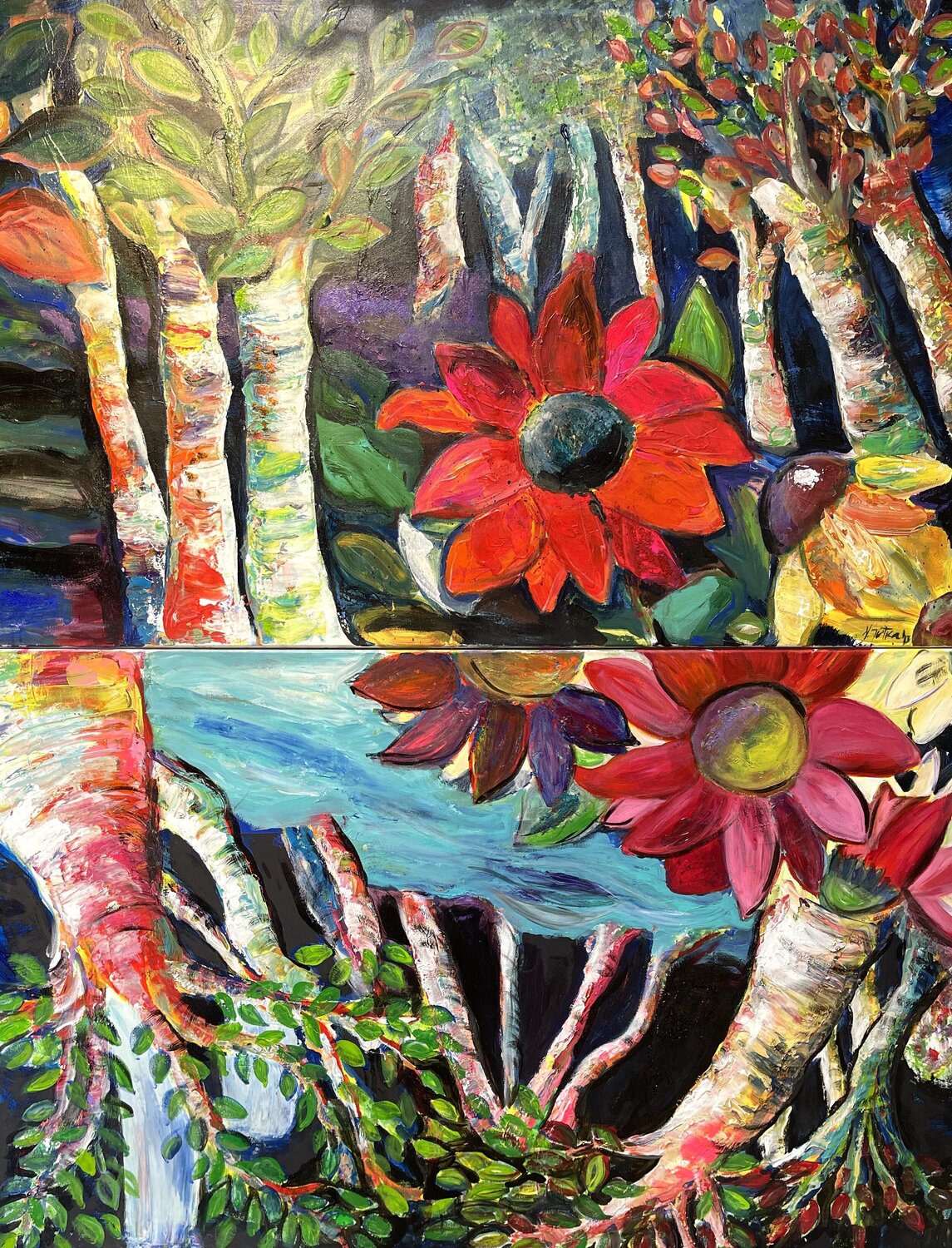 CITY LINE 145 x 116 cm ( duplex) NICOLE JUTKA