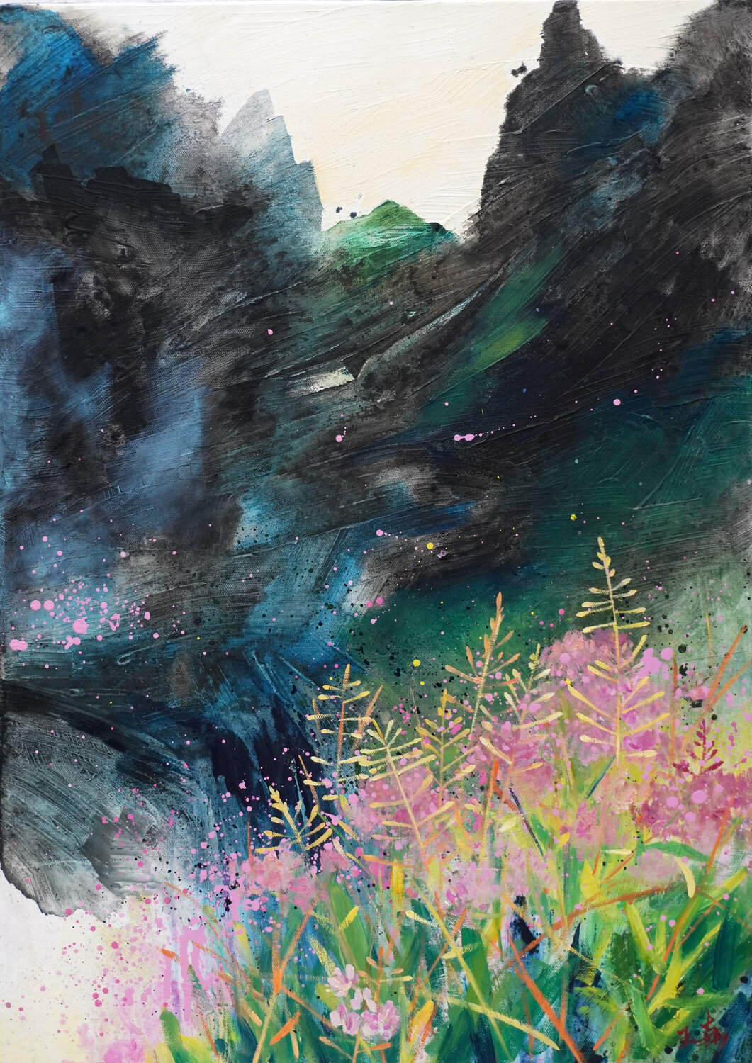 Into The Deep by Li Tellenbach-Guo (2023) : Painting Acrylic, Oil on ...