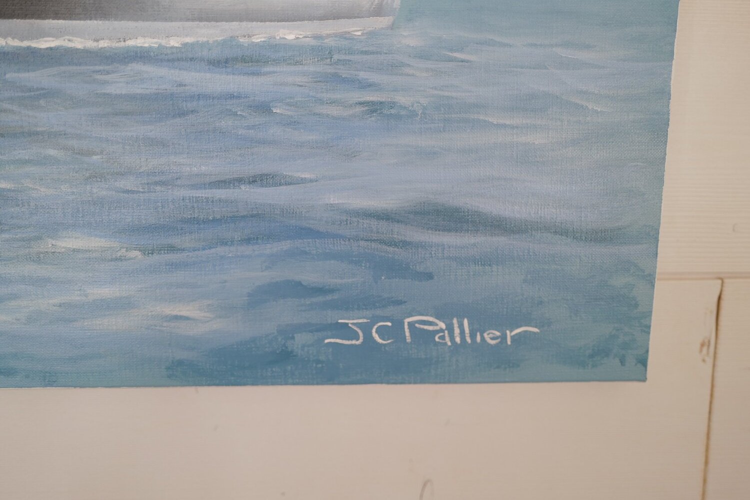 Frégate La Saale by Jean-Claude Pallier (2020) : Painting Acrylic on ...