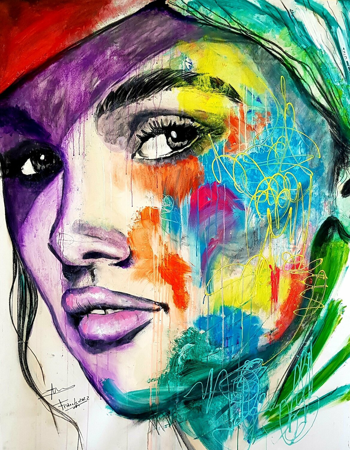 Noisette by Franck Sastre (2022) : Painting Acrylic, Oil on Canvas ...