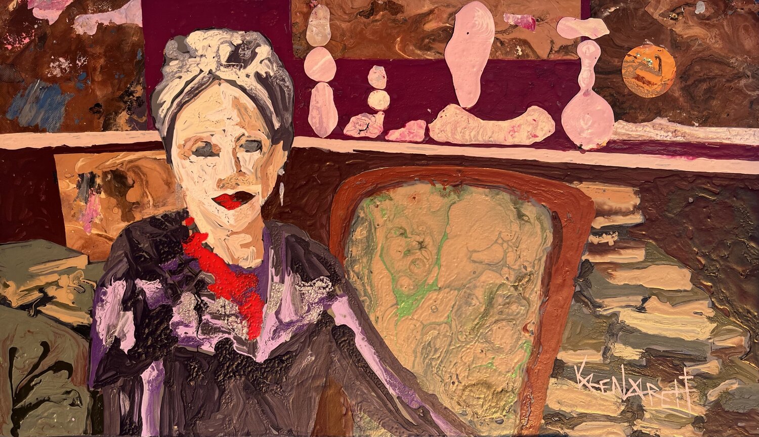 Adrienne Eloise Vonderstein von Karen Garrett (2019): Malerei Acryl auf ...