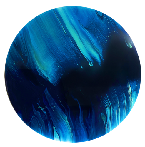 Cicatrice by tiziana adreani (2022) : Painting Acrylic, Resin on Wood ...