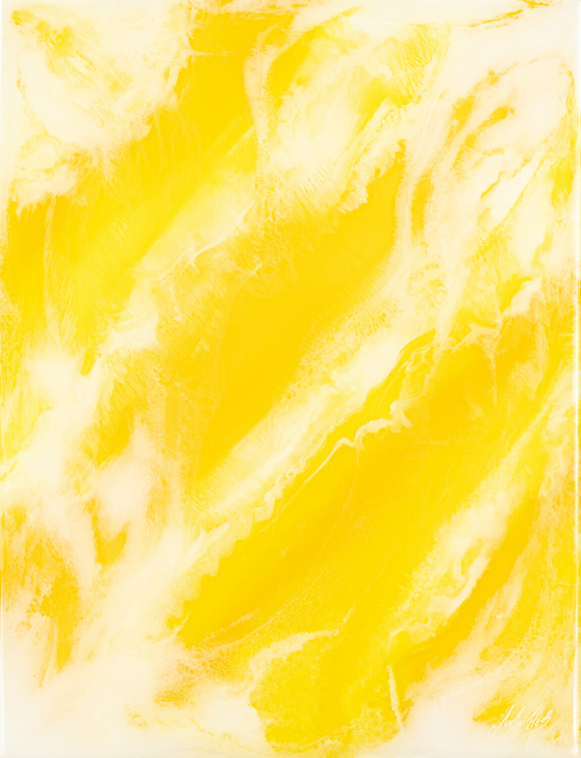Sunshine Vibes by Anja Becker (2020) : Other Media Resin on Wood - Singulart