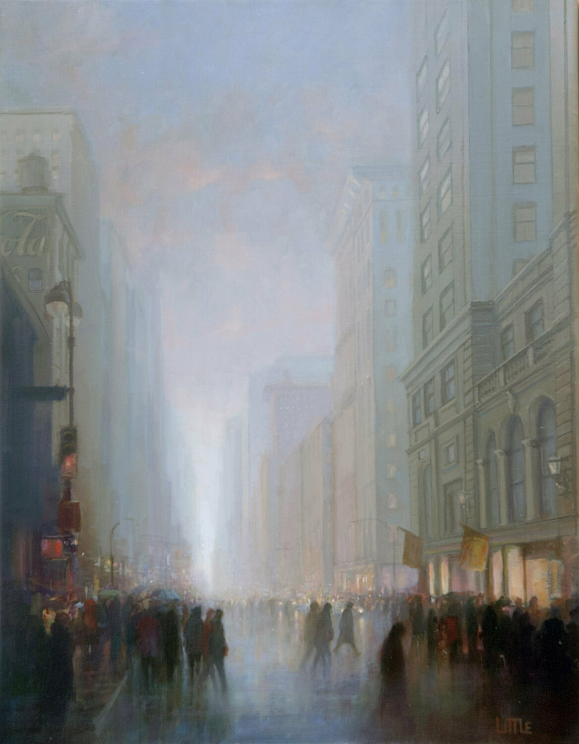 November Opening by Ed Little (2019) : Painting Oil on Canvas - Singulart