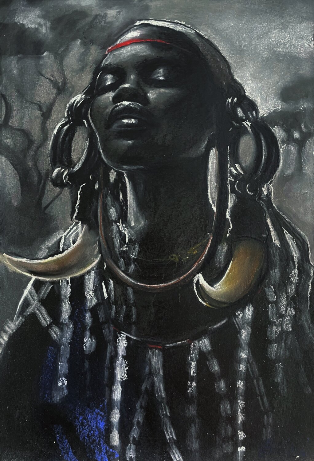 Whispers of the Forest von Milena Radic (2023): Zeichnungen Pastell ...