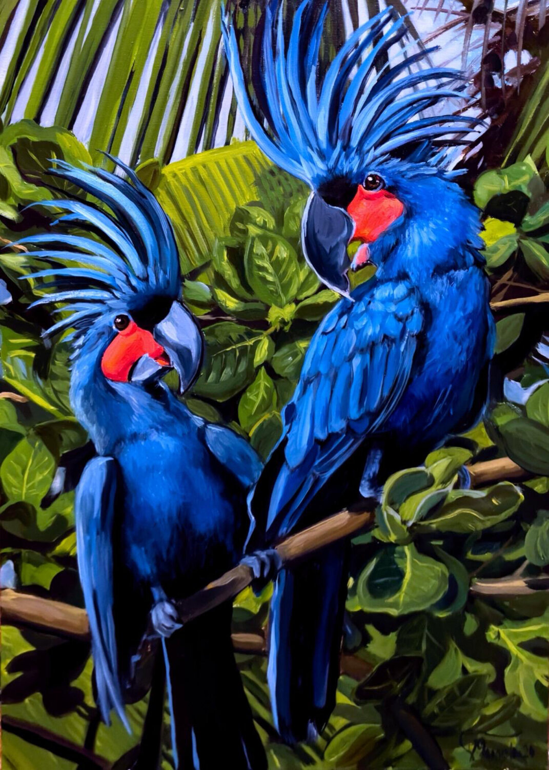 Whispers in Blue: The Curious Cockatoos by Milena Radic (2024 ...