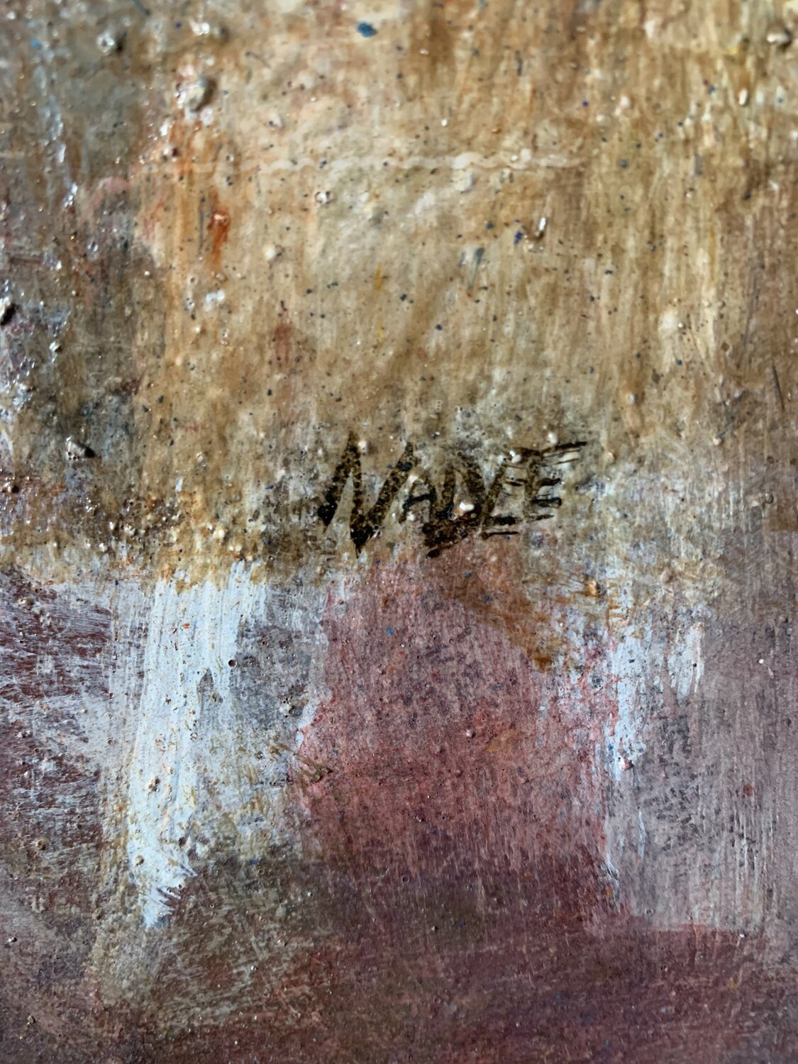 Stories 13 de Nadée (2008) : Peinture Sable, Pigments sur Toile - Singulart