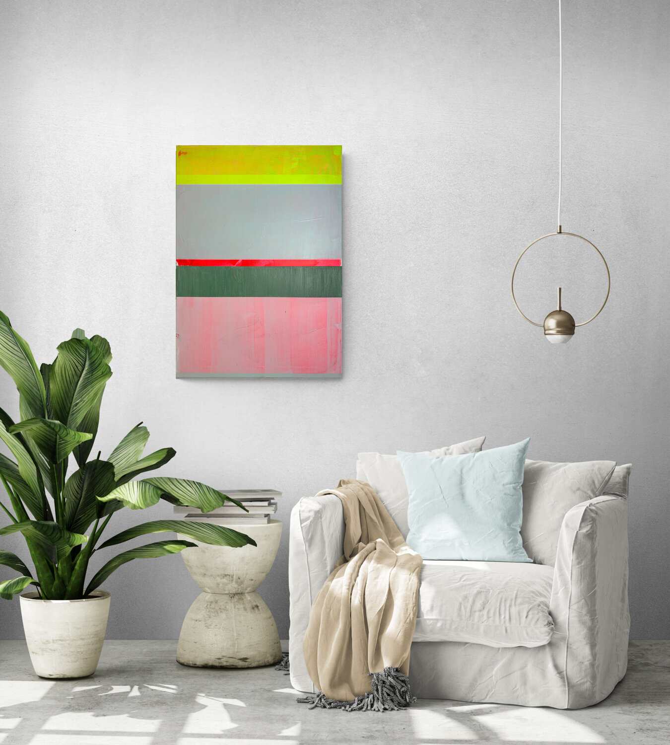 Stripes 50/70 by Karen und Simone Lehmann (2023) : Painting Acrylic on Canvas - SINGULART