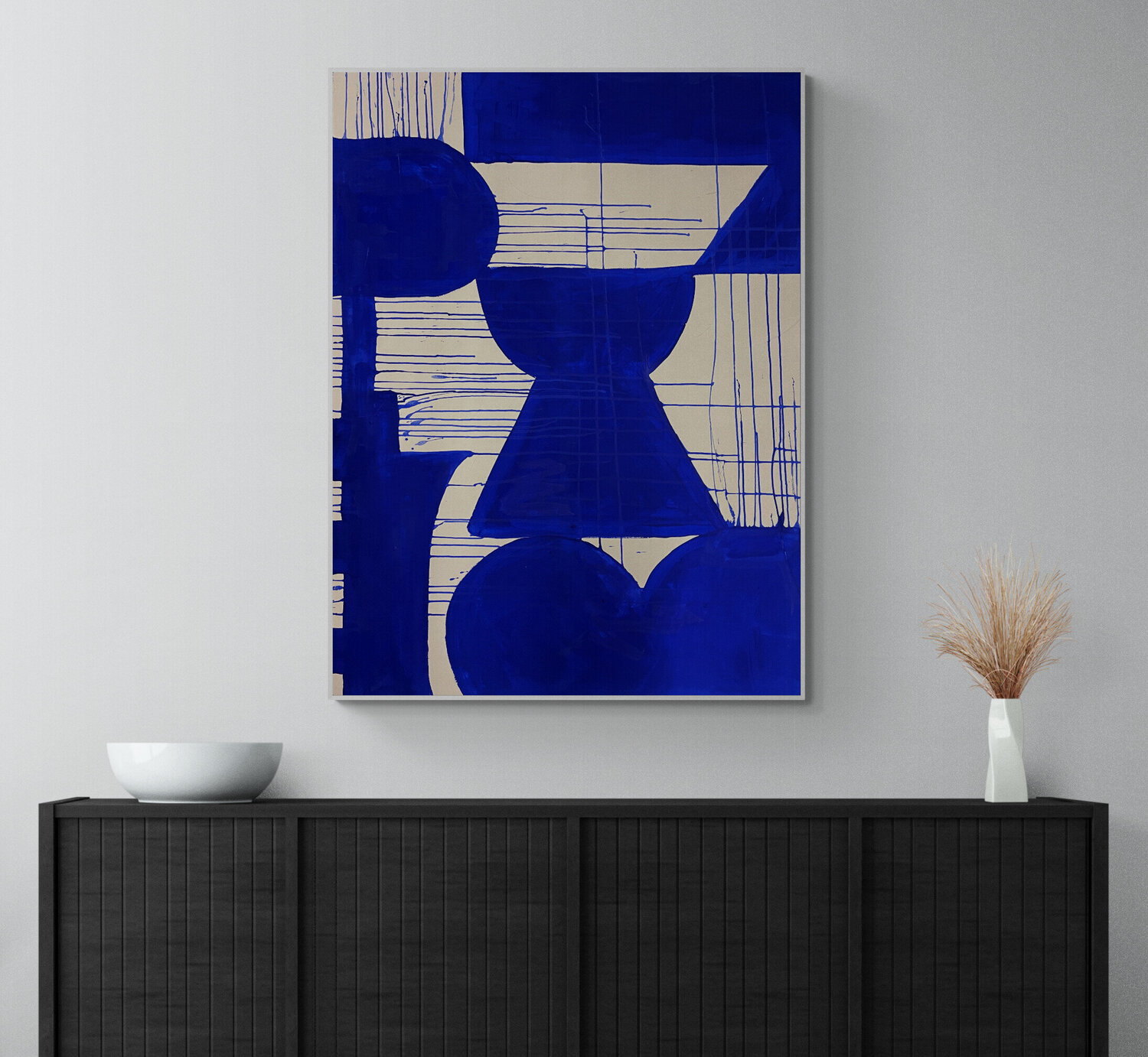 ultramarinblue by Karen und Simone Lehmann (2023) : Painting Acrylic on Canvas - SINGULART