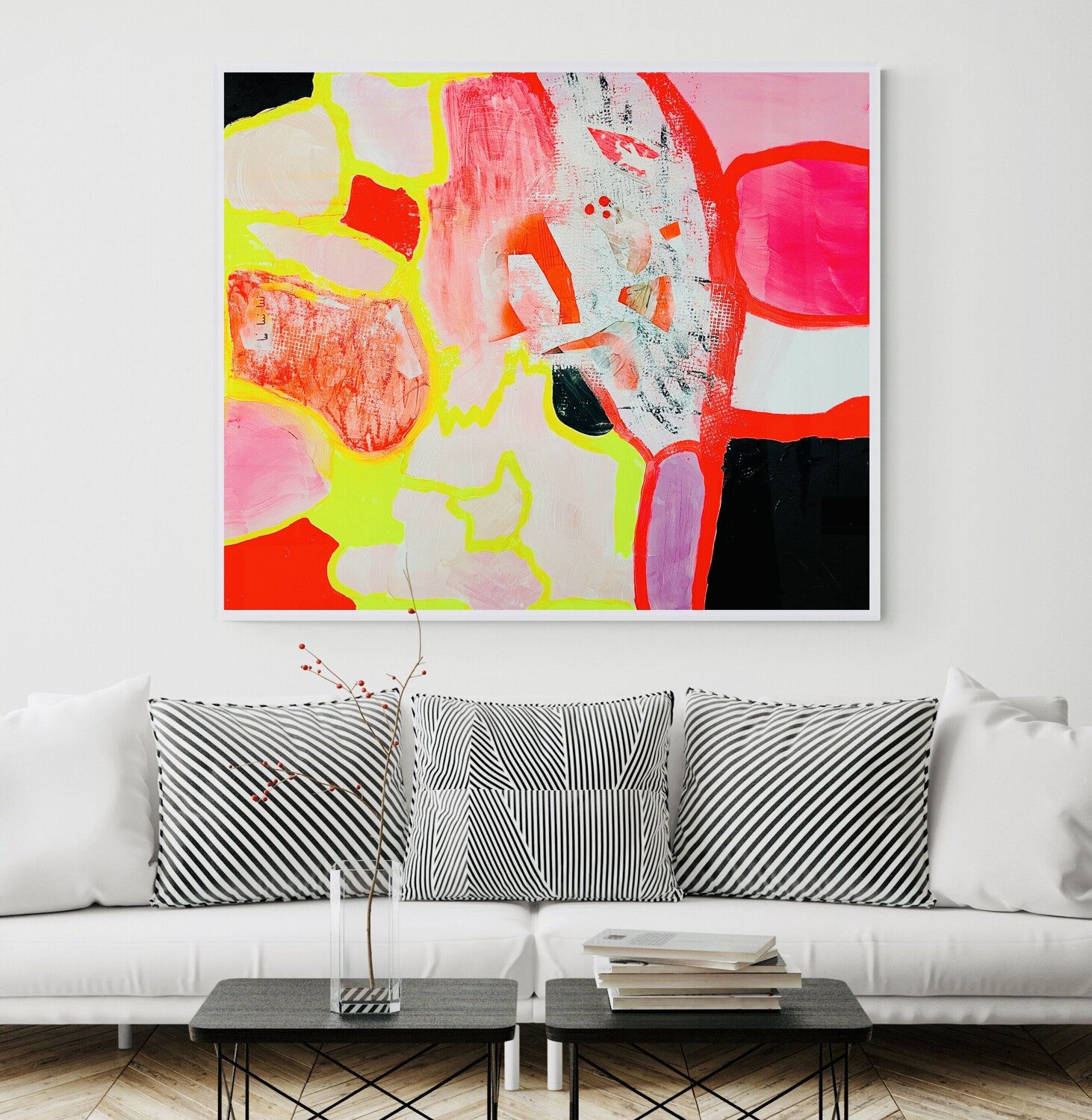 frizzy by Karen und Simone Lehmann (2023) : Painting Acrylic, Spray Paint on Canvas - Singulart