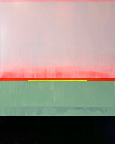 striped sunrise by Karen und Simone Lehmann (2024) : Painting Acrylic ...