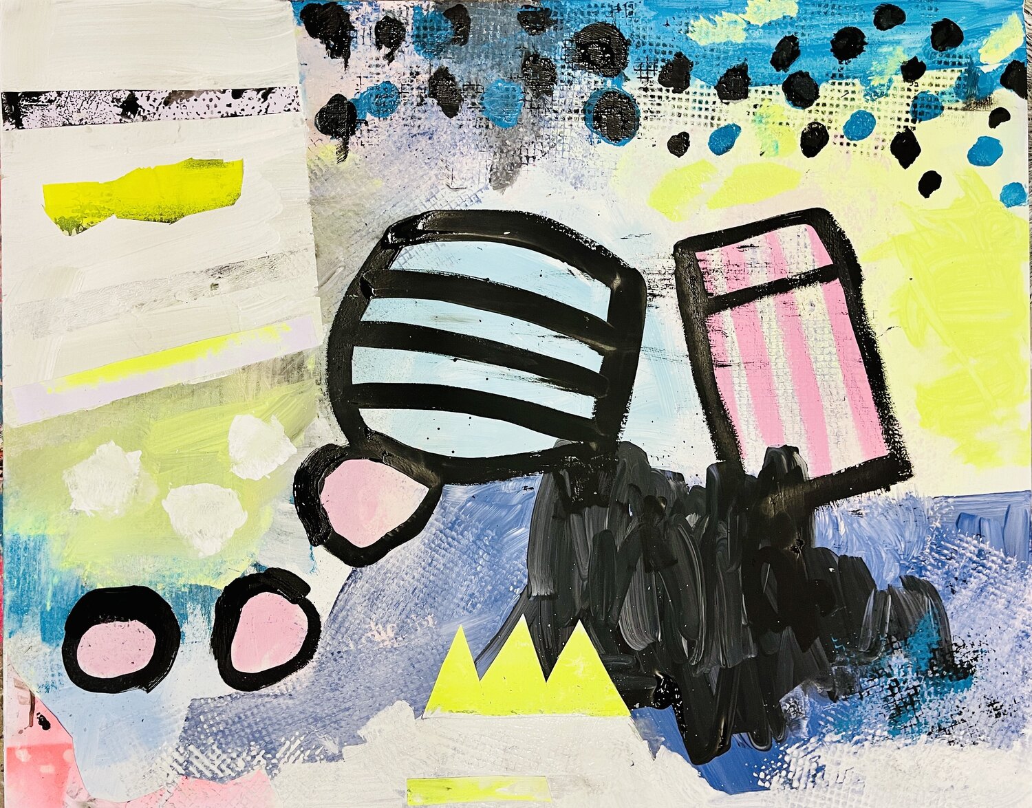 airmatress on the beach by Karen und Simone Lehmann (2023) : Painting ...