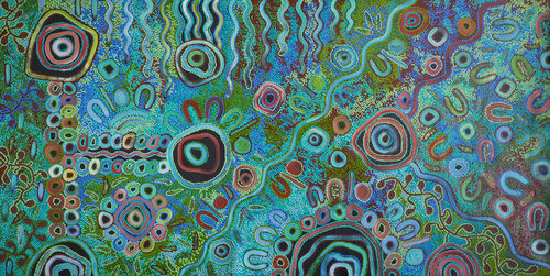 Camping under the moonlight by Kelly Taylor (2022) : Painting Acrylic ...