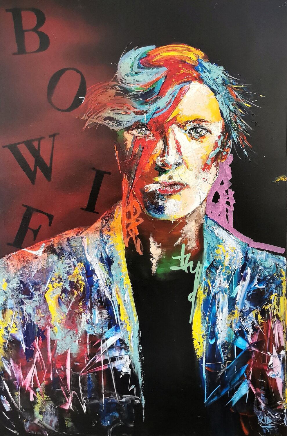 Ground Control by Kla (2022) : Painting Acrylic, Oil on Linen - Singulart
