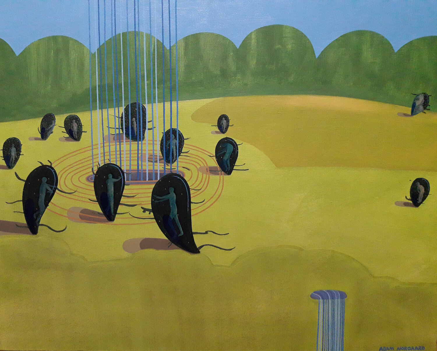 Dream Phase 2 by Adam Norgaard (2023) : Painting Oil on Canvas - SINGULART