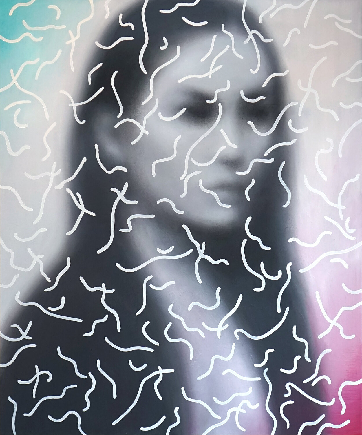 Illusion #26 by Lena Krashevka (2022) : Painting Oil on Canvas - Singulart