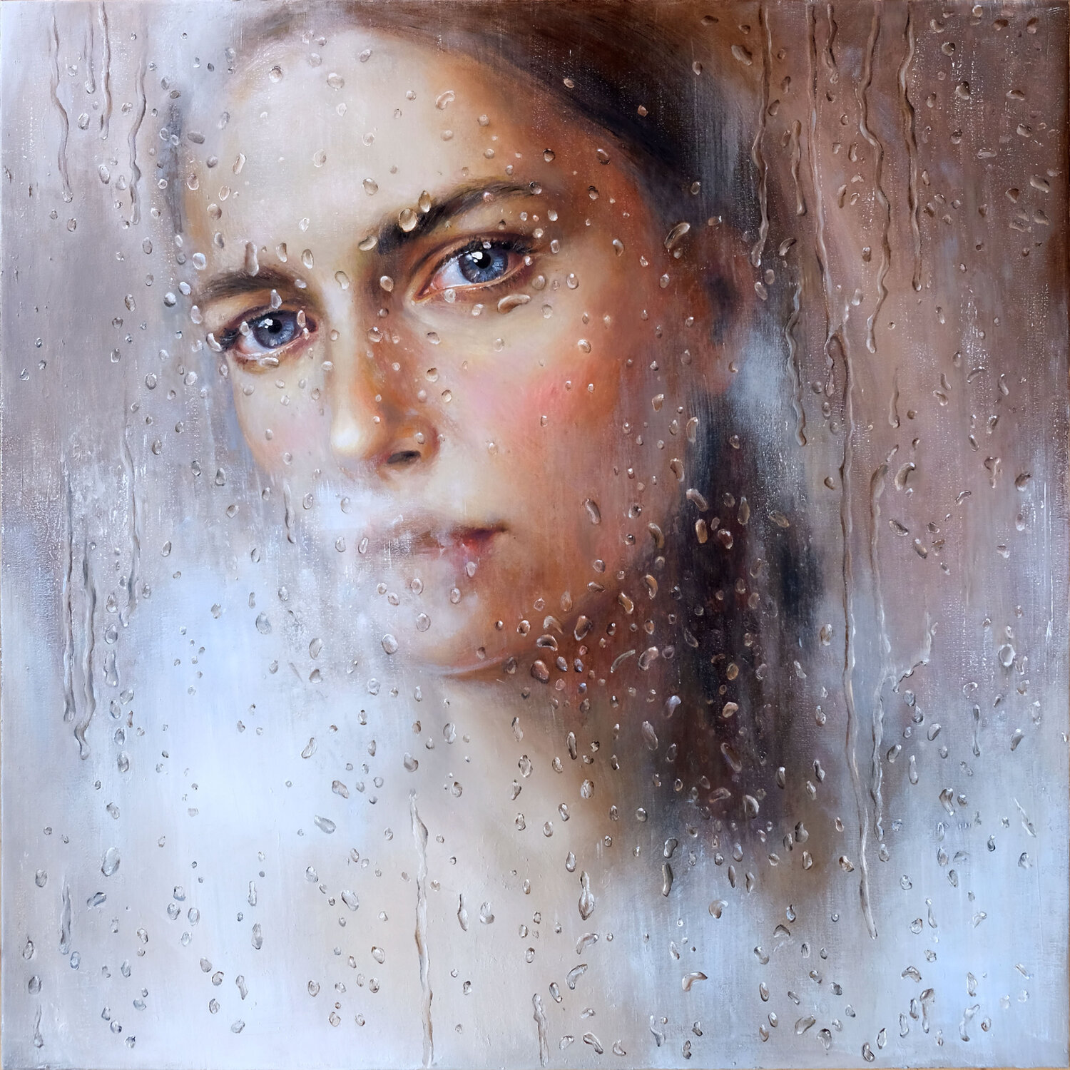 Reflection #2 by Lena Krashevka (2023) : Painting Oil on Canvas - Singulart