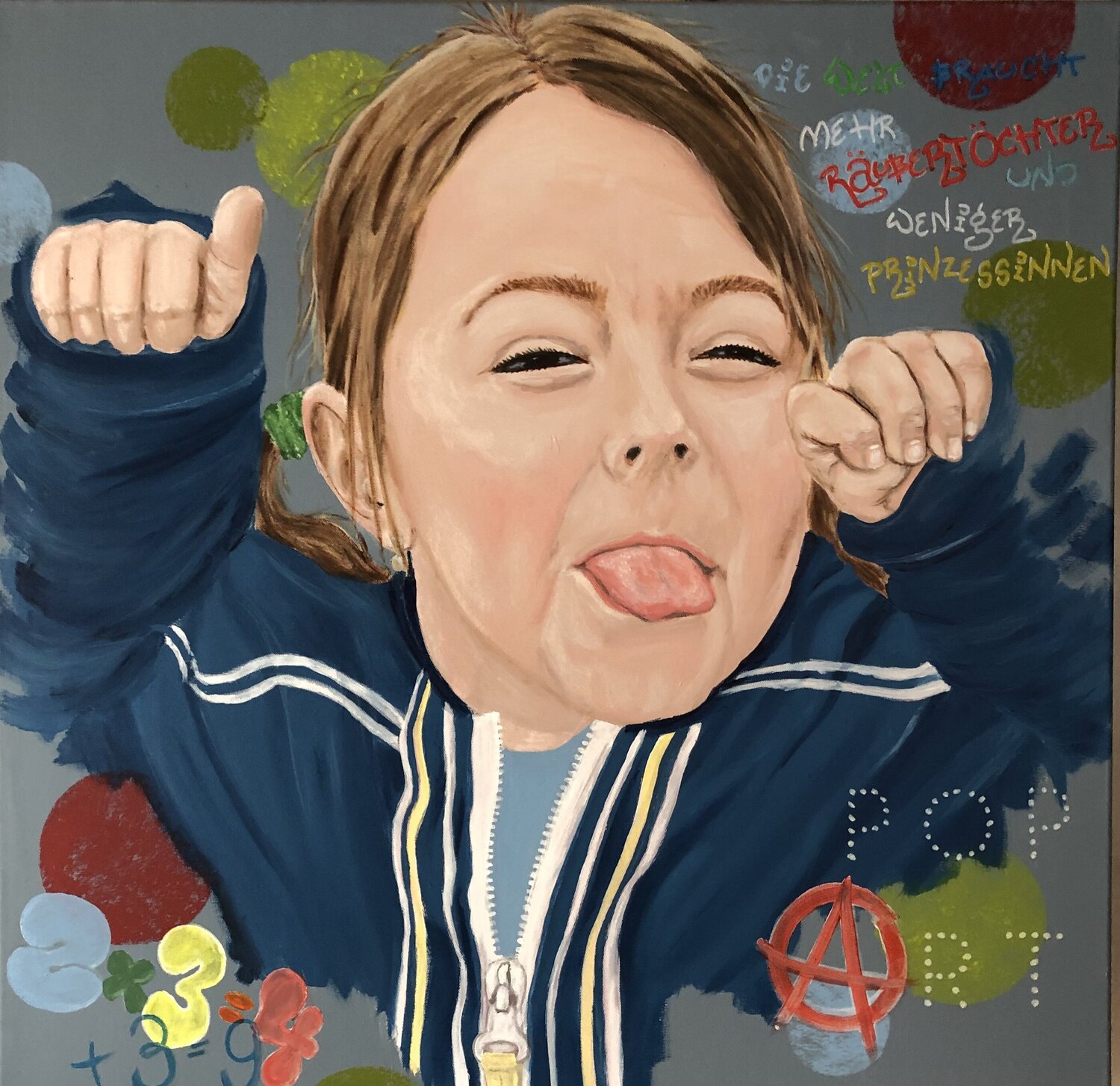 Spitzbübin de Thomas Rendler (2023): Pintura Acrílico en Lienzo - SINGULART