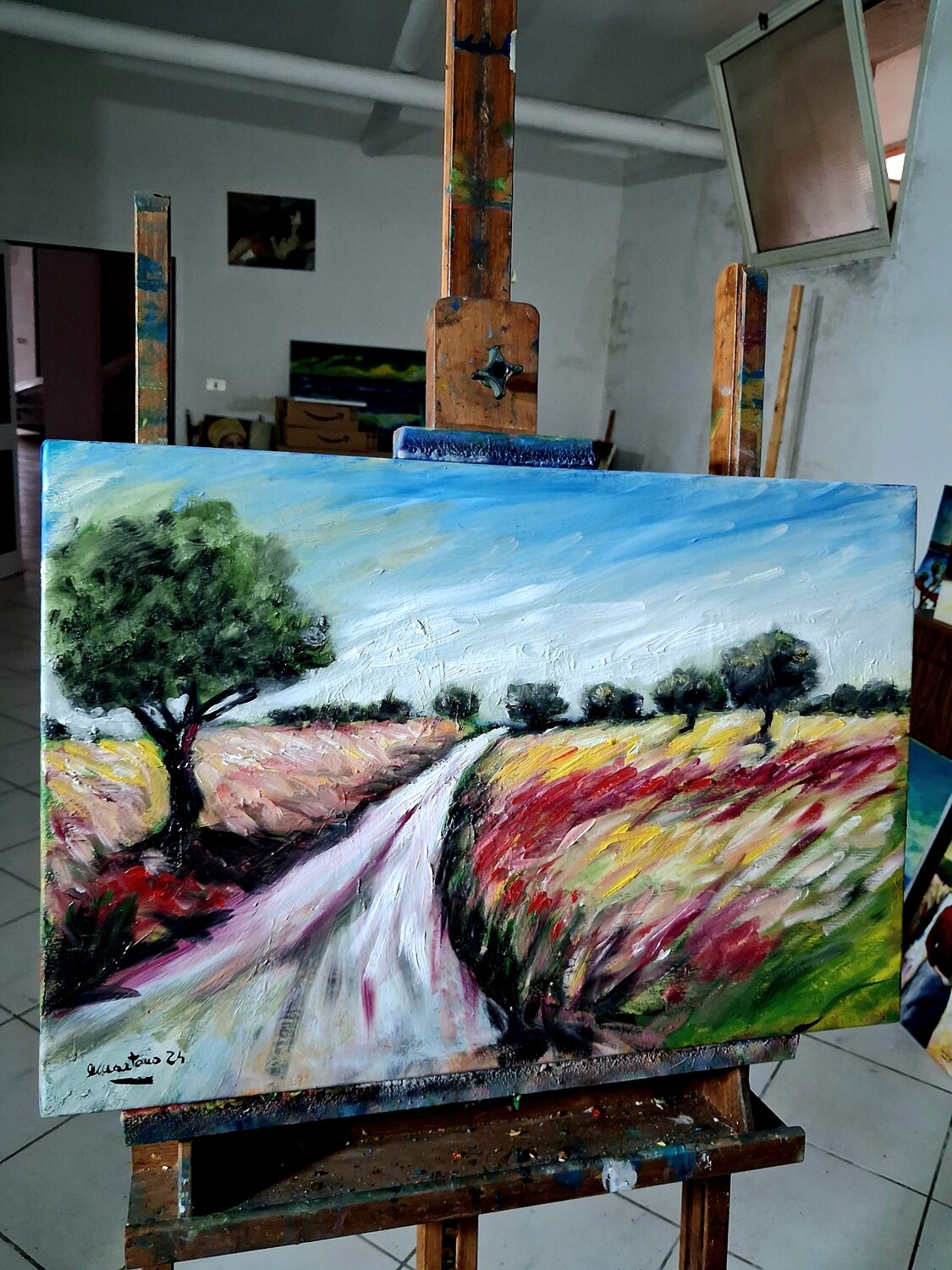 Radici e orizzonti by Enzo Martano (2024) : Painting Oil on Canvas ...