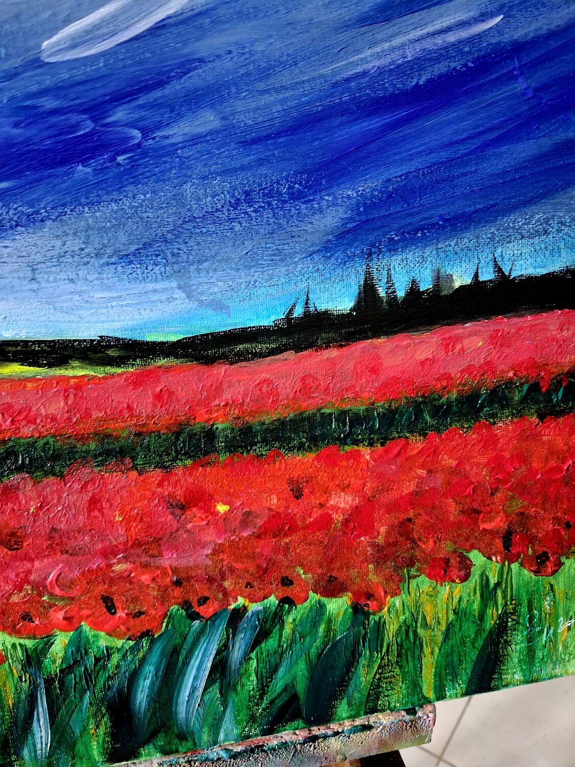 Oltre il confine by Enzo Martano (2019) : Painting Acrylic on Canvas ...