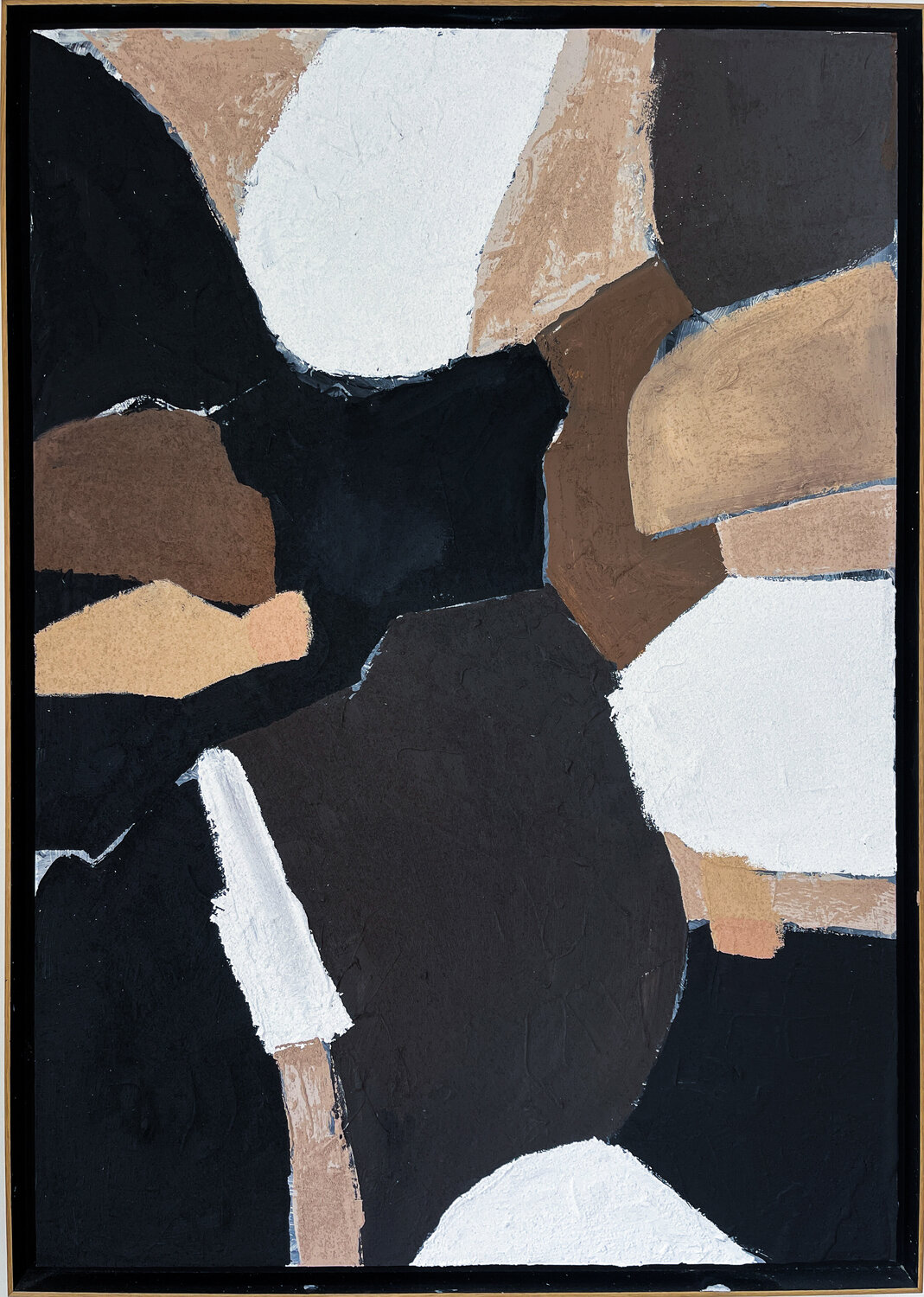 Manos by Stephanie Cime (2022) : Painting Charcoal, Sand on Metal ...