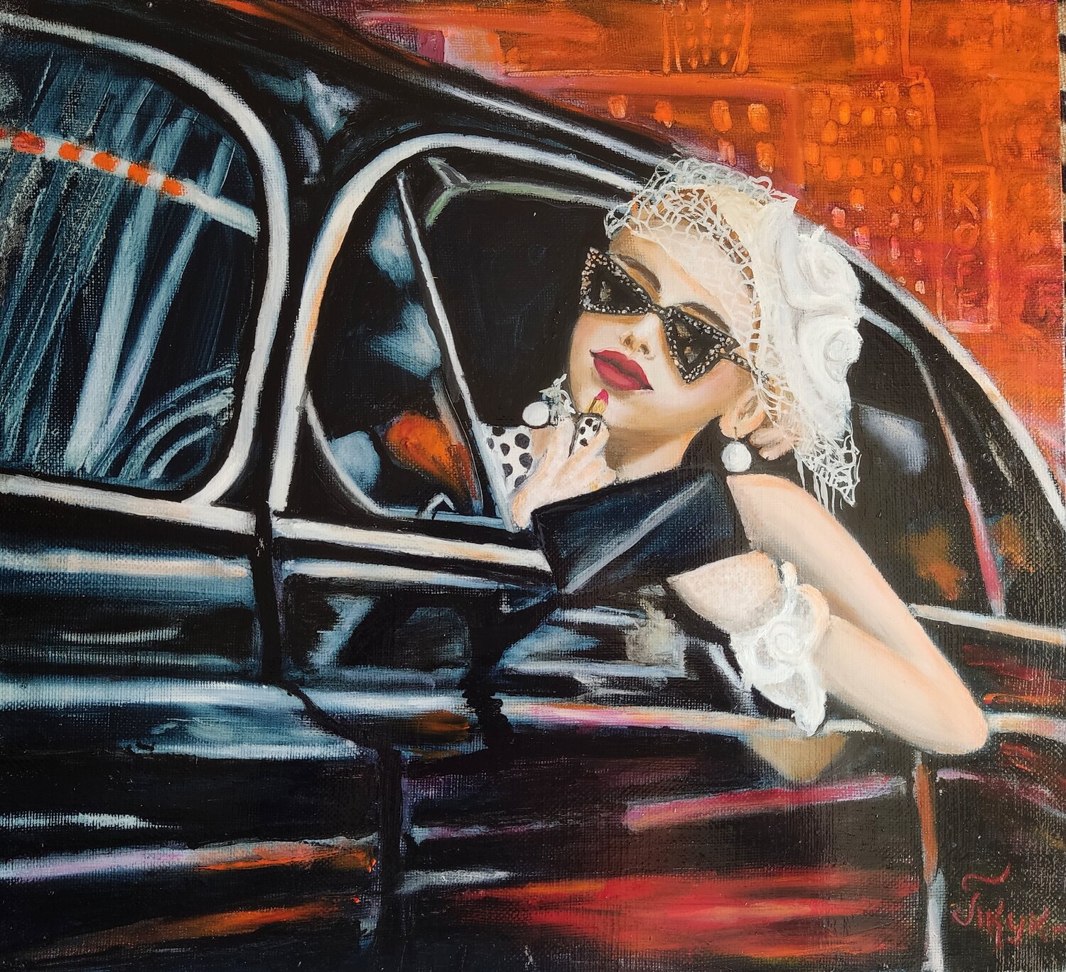 The dude. by Tatyana Kukina (2021) : Painting Oil, Lacquer on Canvas ...