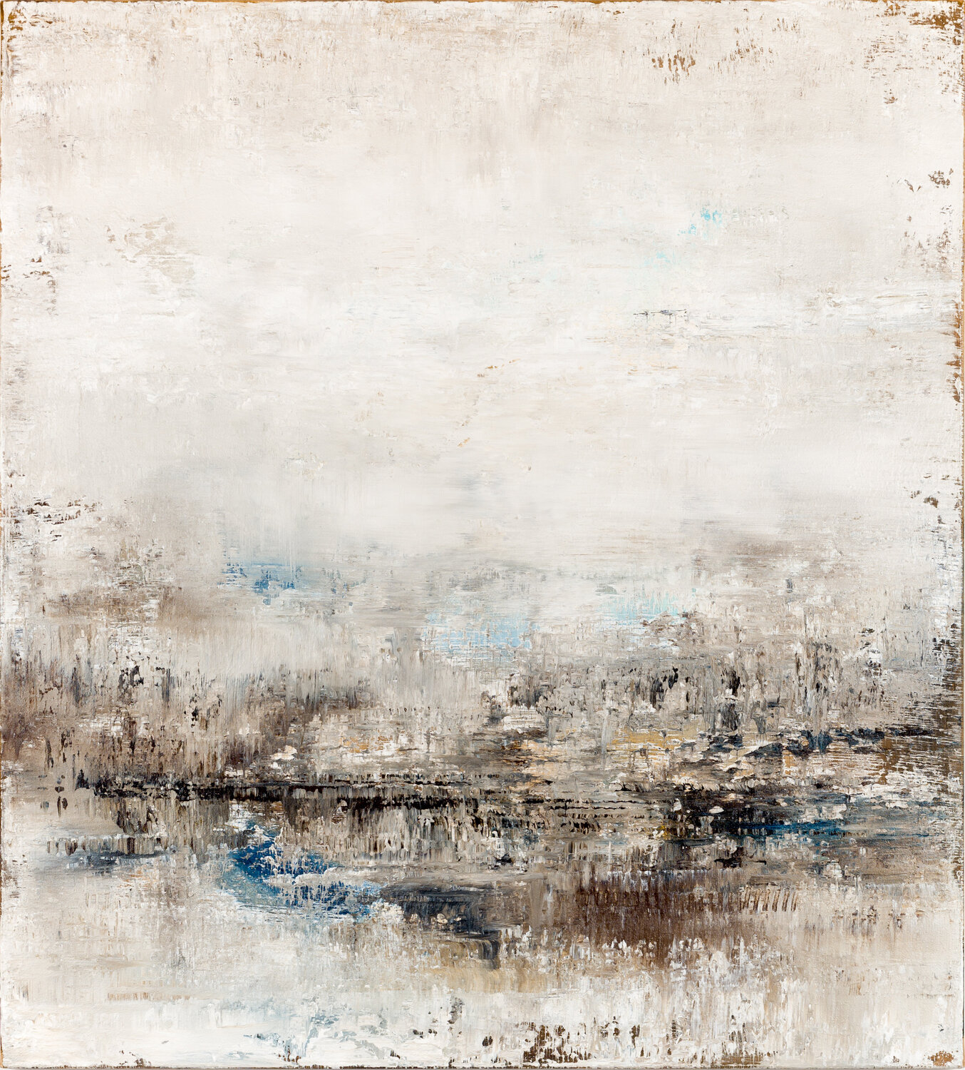 Light Brown Abstract Painting