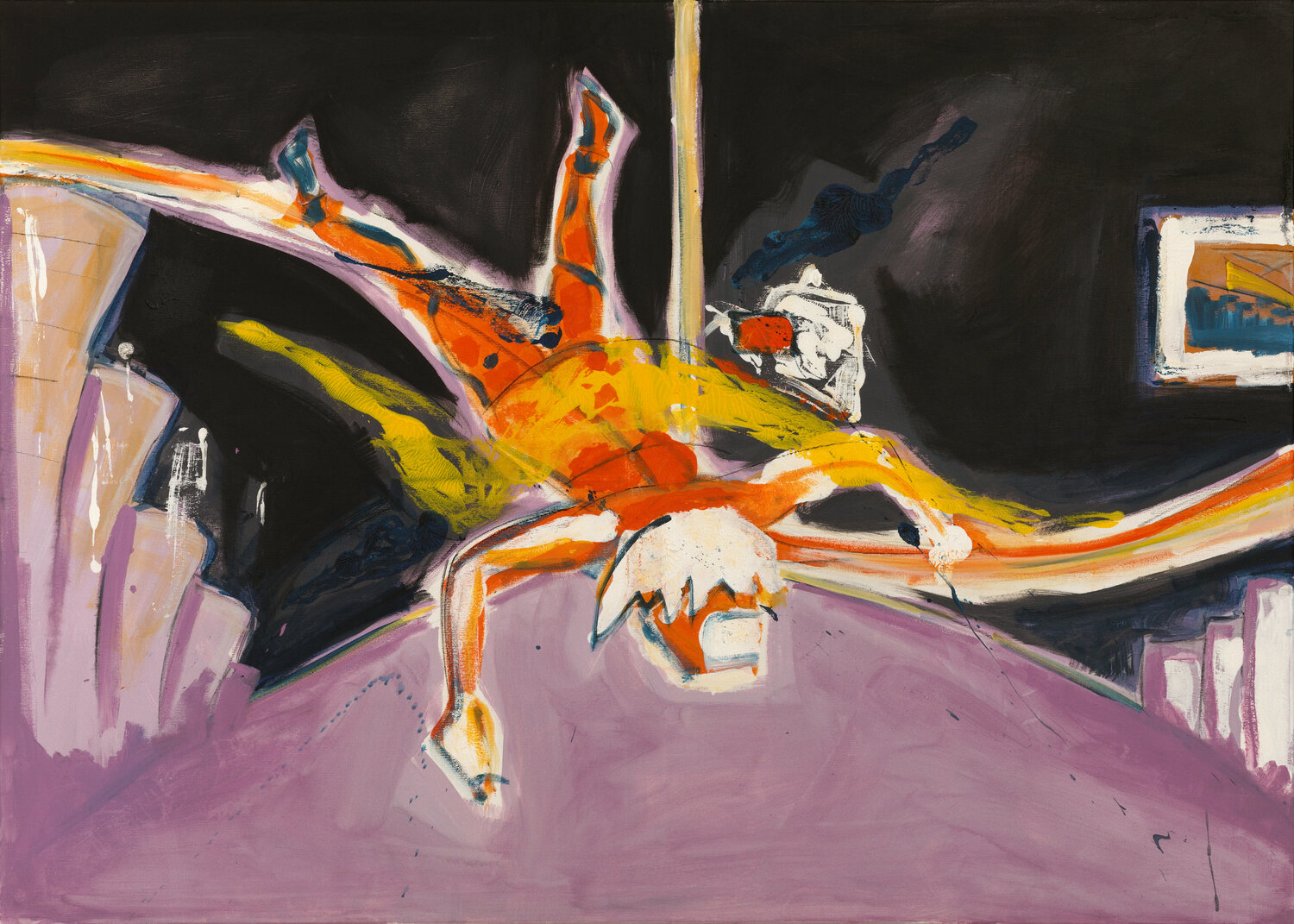 Falling von Markus Böhm (2021): Malerei Acryl auf Leinwand - Singulart