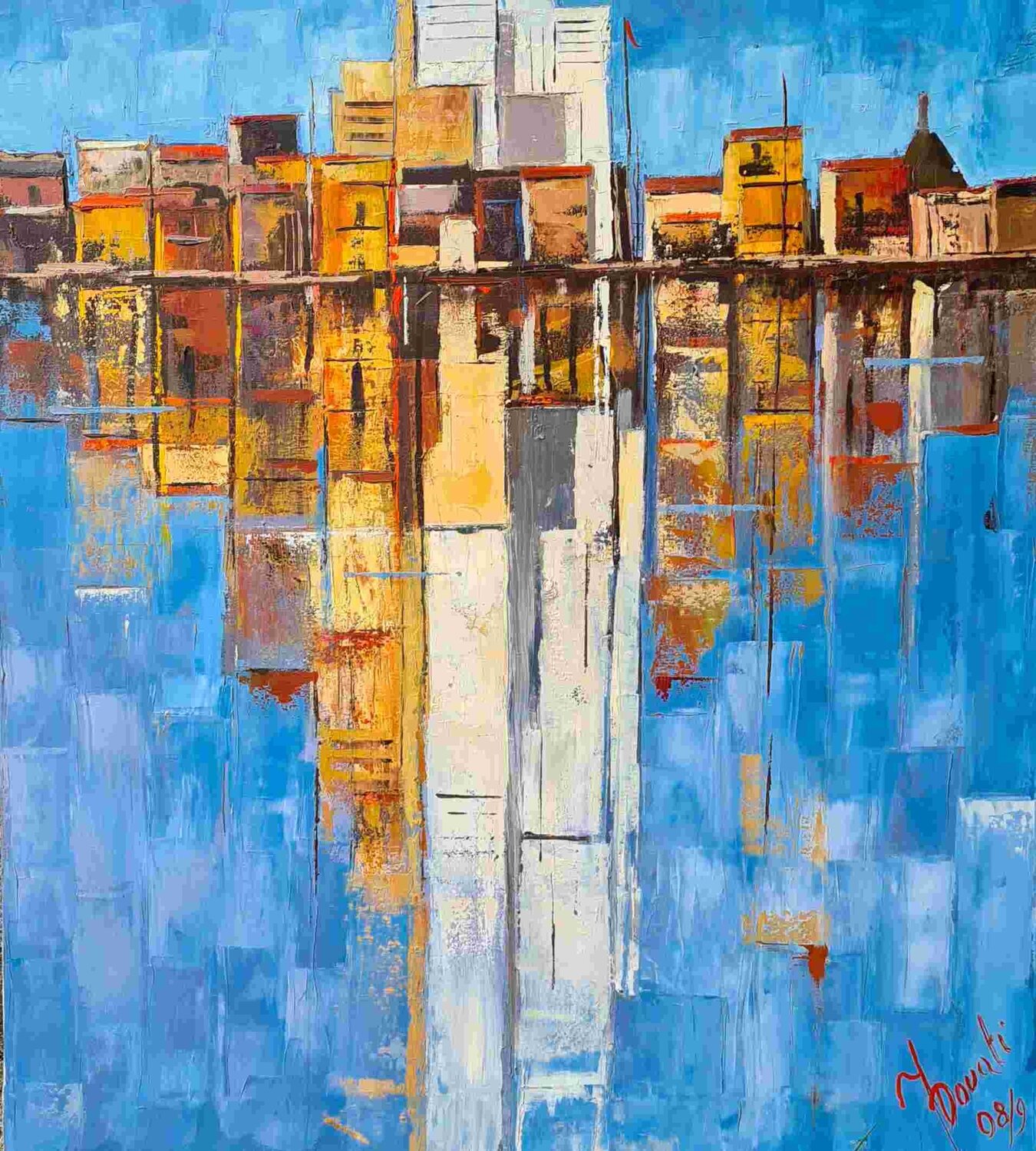 SIMMETRIE ASIMMETRICHE by Gianfranco Donati (2008) : Painting Oil on ...