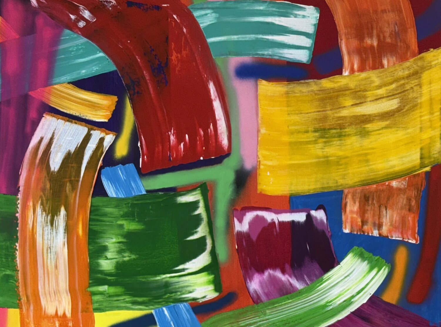 Rez Viz: The Double Energy di Pablo Contrisciani (2021): Pittura a Acrilico, Graffiti su Tela ...