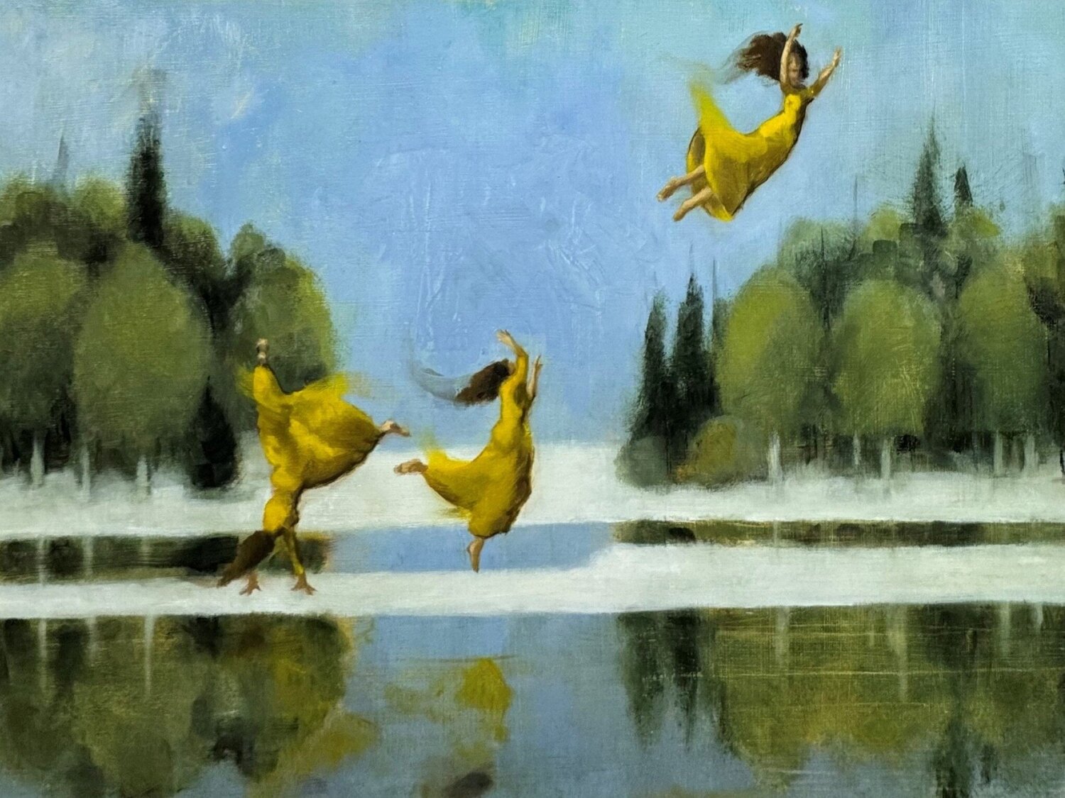 Freedom by Behnaz Larsen (2026) : Painting Oil on Canvas - Singulart