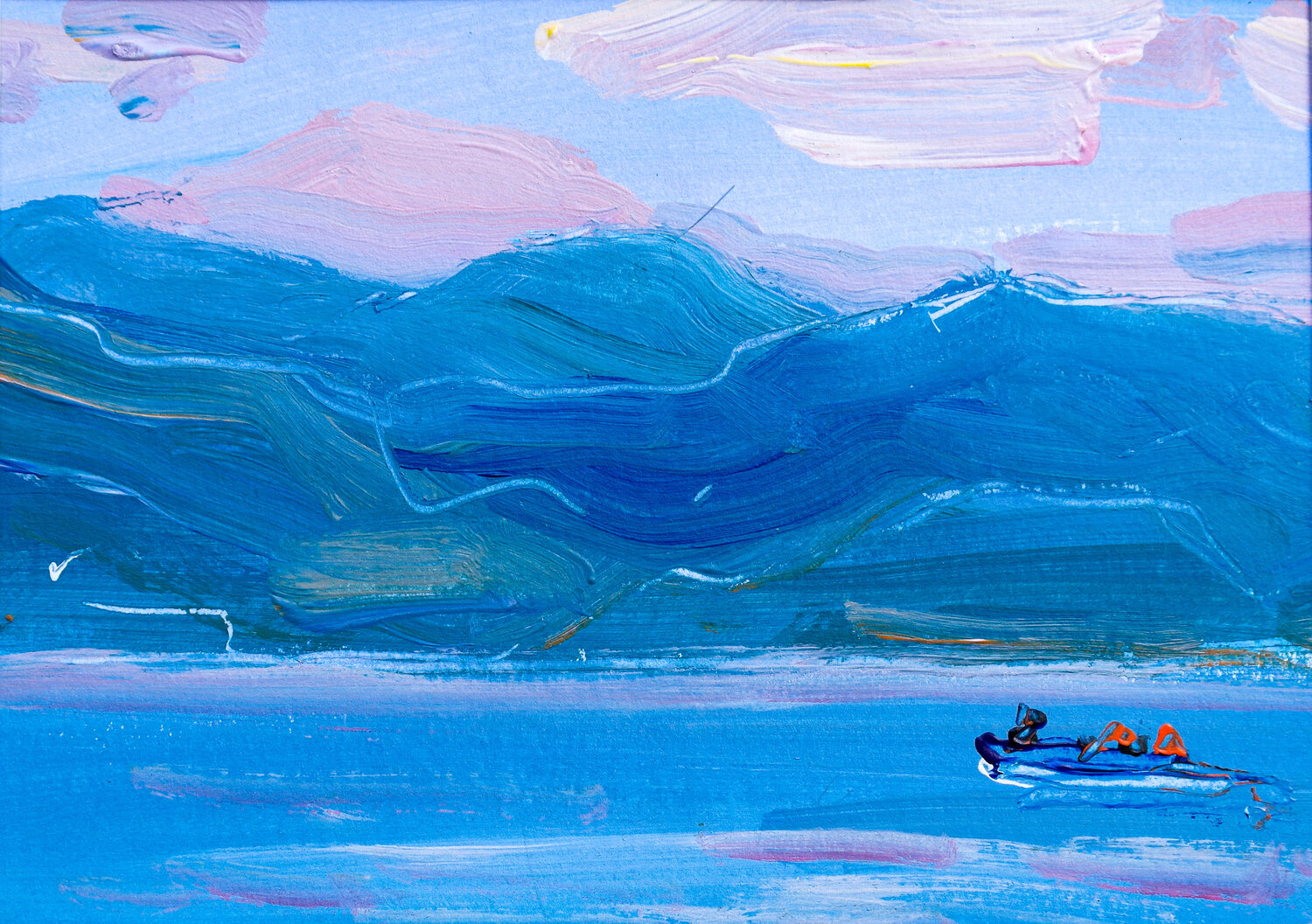 Chinese Ocean Painting