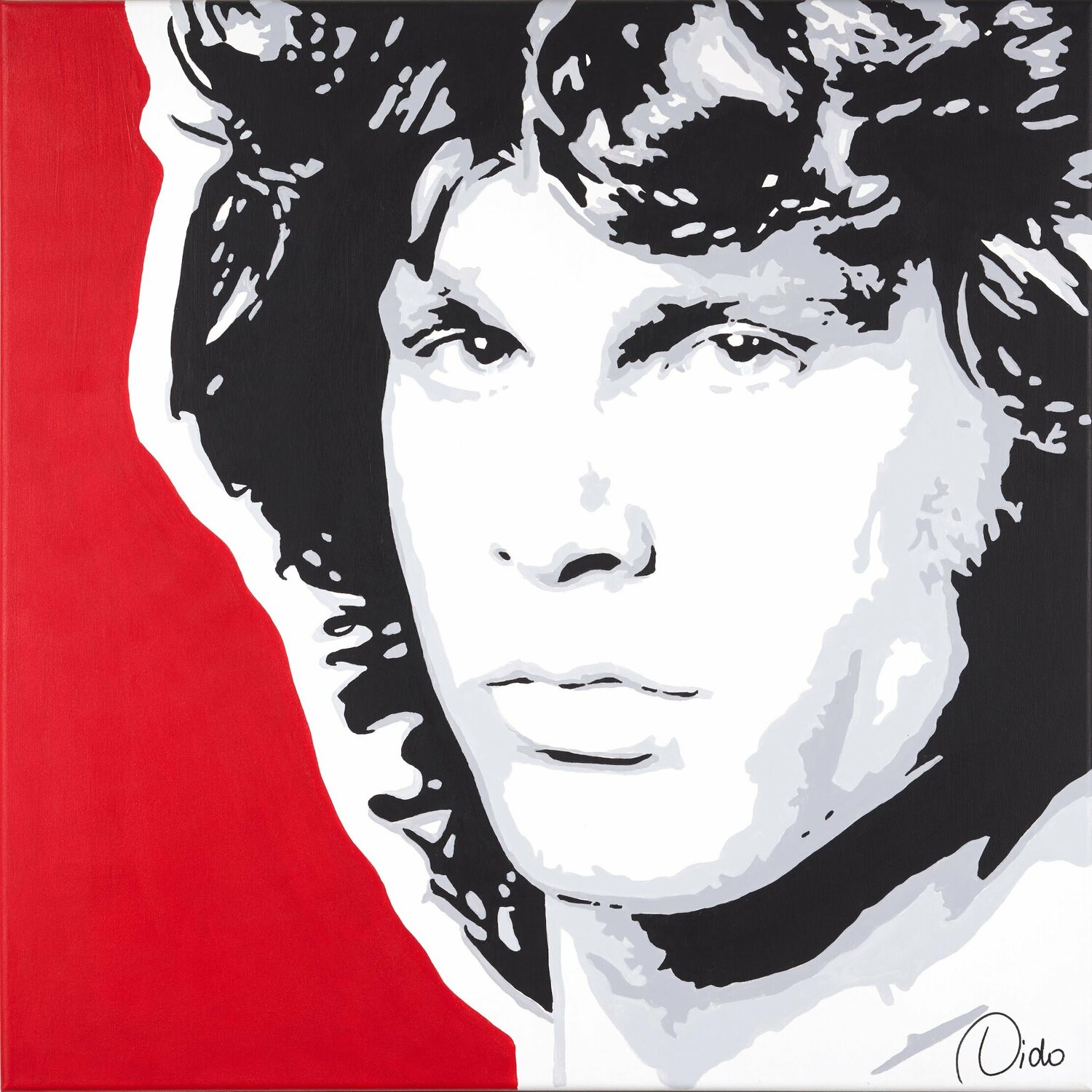 Jim Morrison Drawing With Glasses