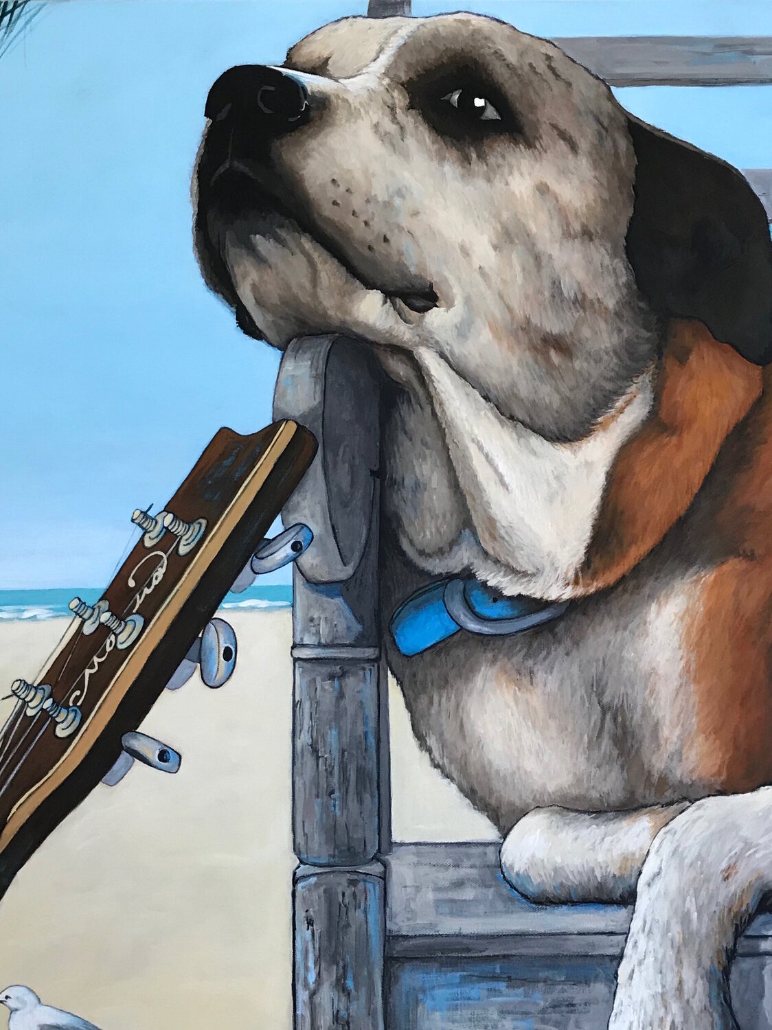 Beach Life by Mary Conder (2020) : Painting Acrylic on Canvas - SINGULART